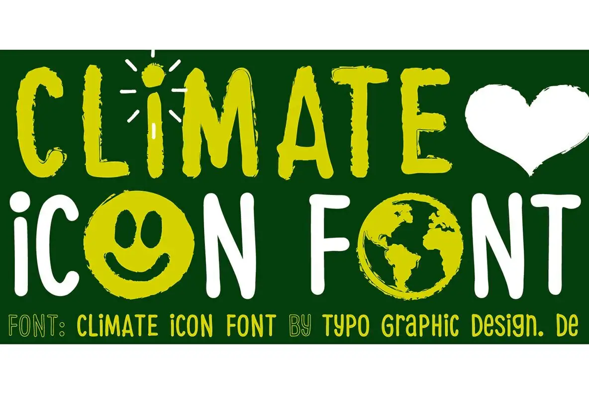 Climate Icon Font - YouWorkForThem