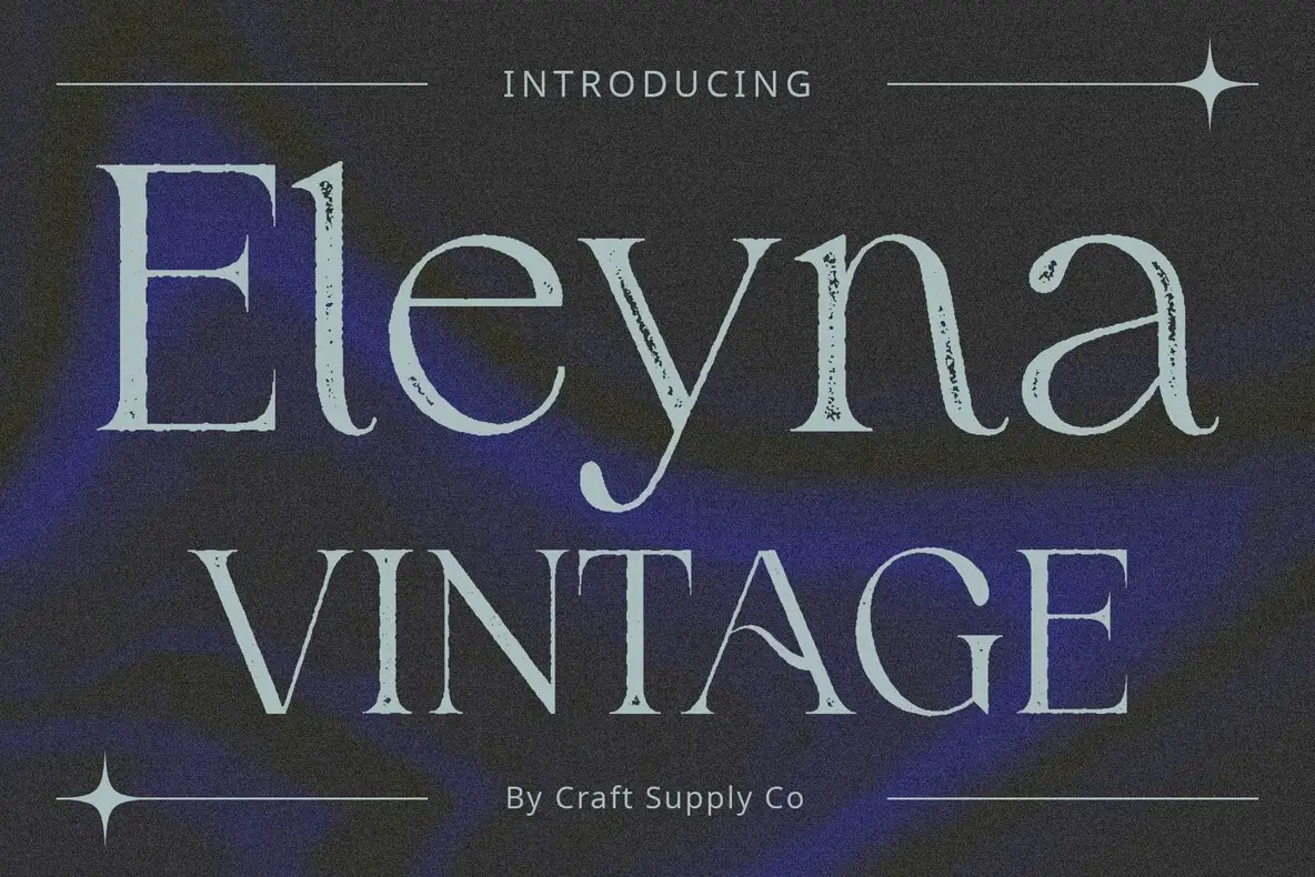 Eleyna Vintage Font - YouWorkForThem