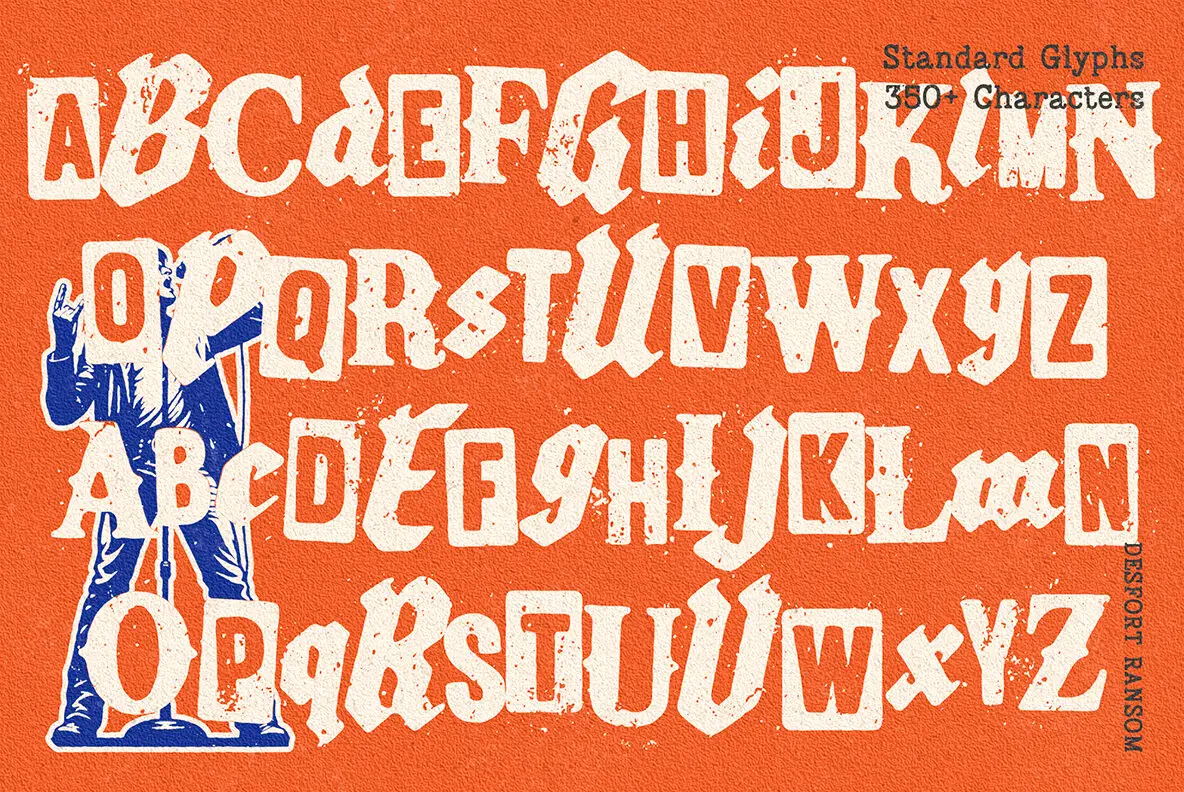 Desfort Ransom Font - YouWorkForThem