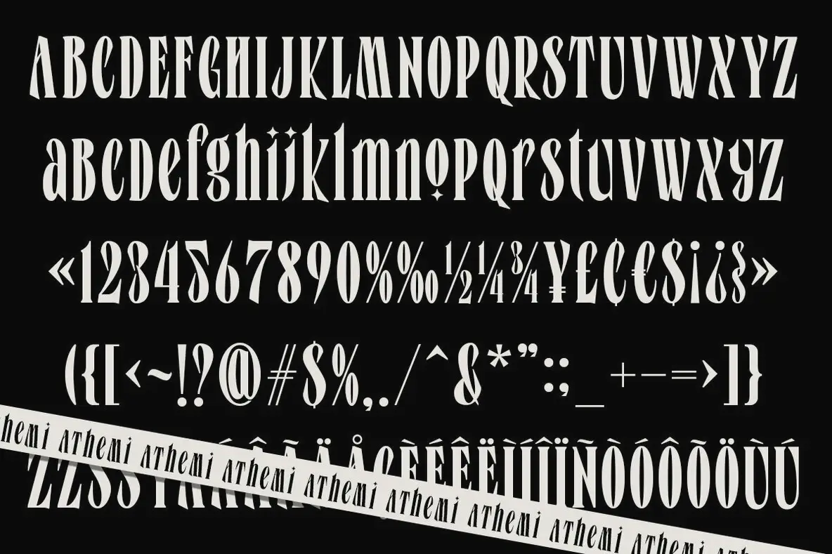 Athemi Font - YouWorkForThem