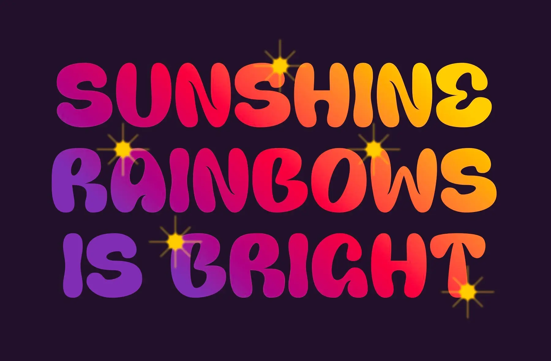 Marva Bubblo Font - YouWorkForThem