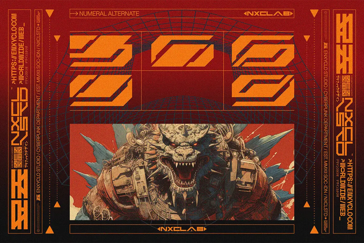 NCL Raxor Font - YouWorkForThem