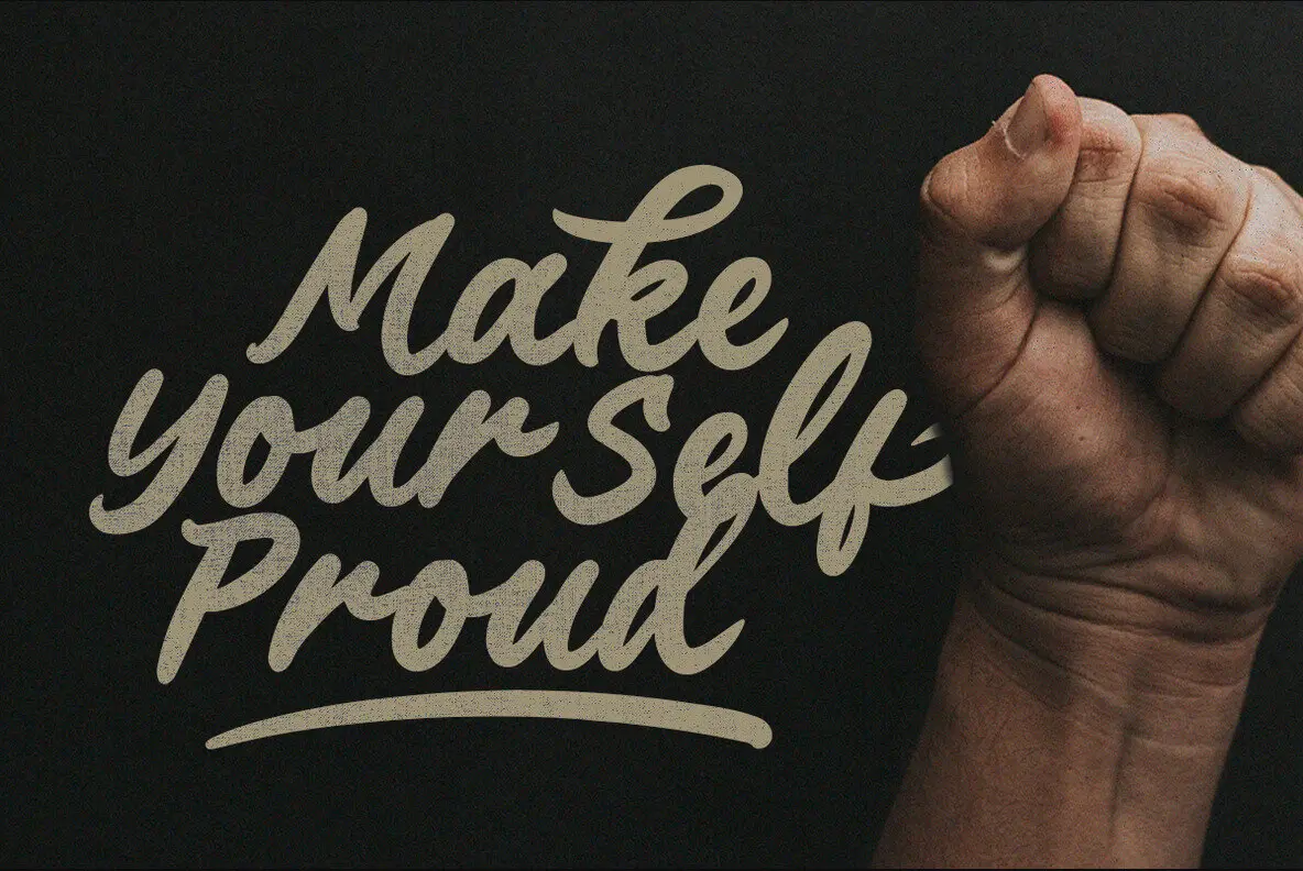 Slogan Mark Font - YouWorkForThem