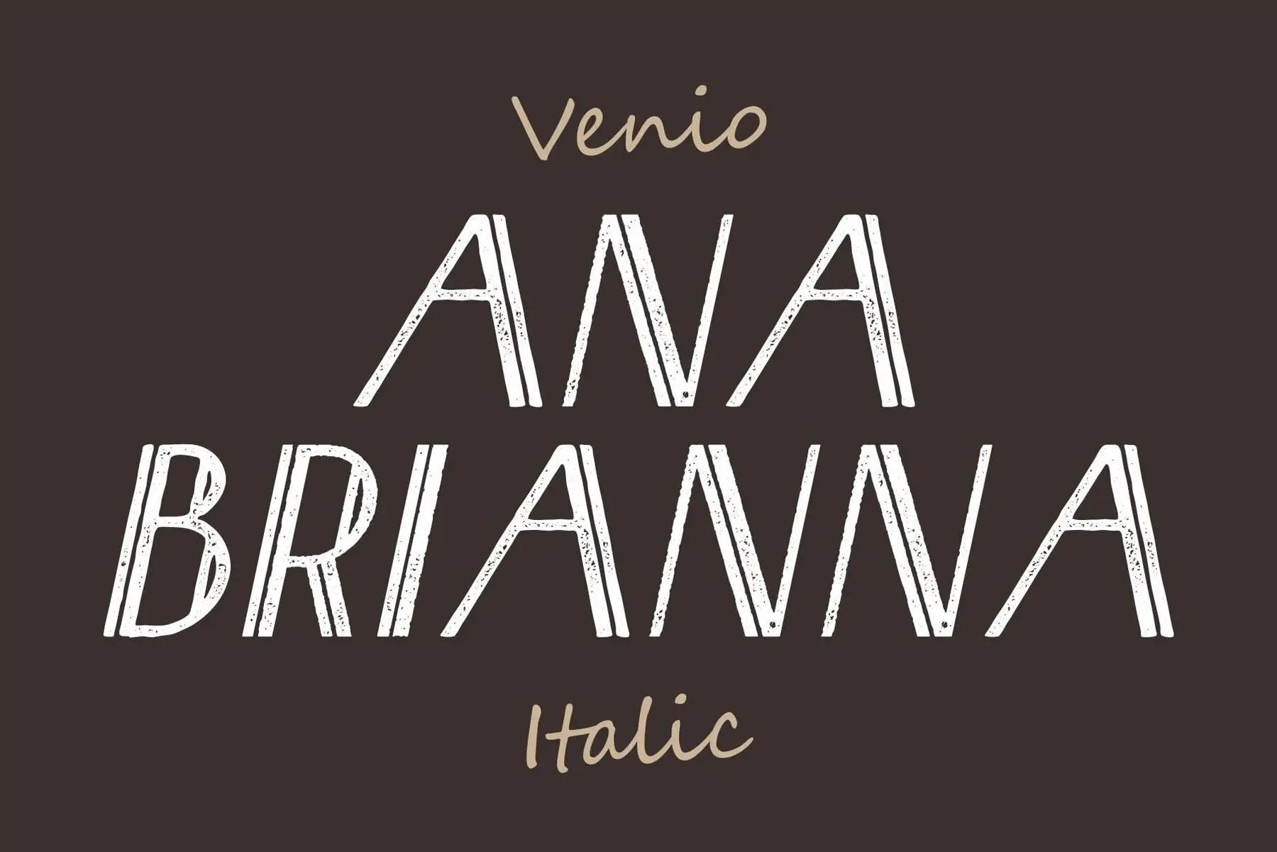 Venio Stamp Font - YouWorkForThem