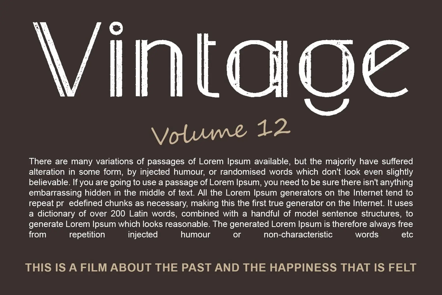 Venio Stamp Font - YouWorkForThem