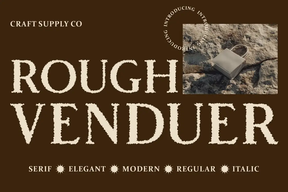 Vendeur Rough Font - YouWorkForThem