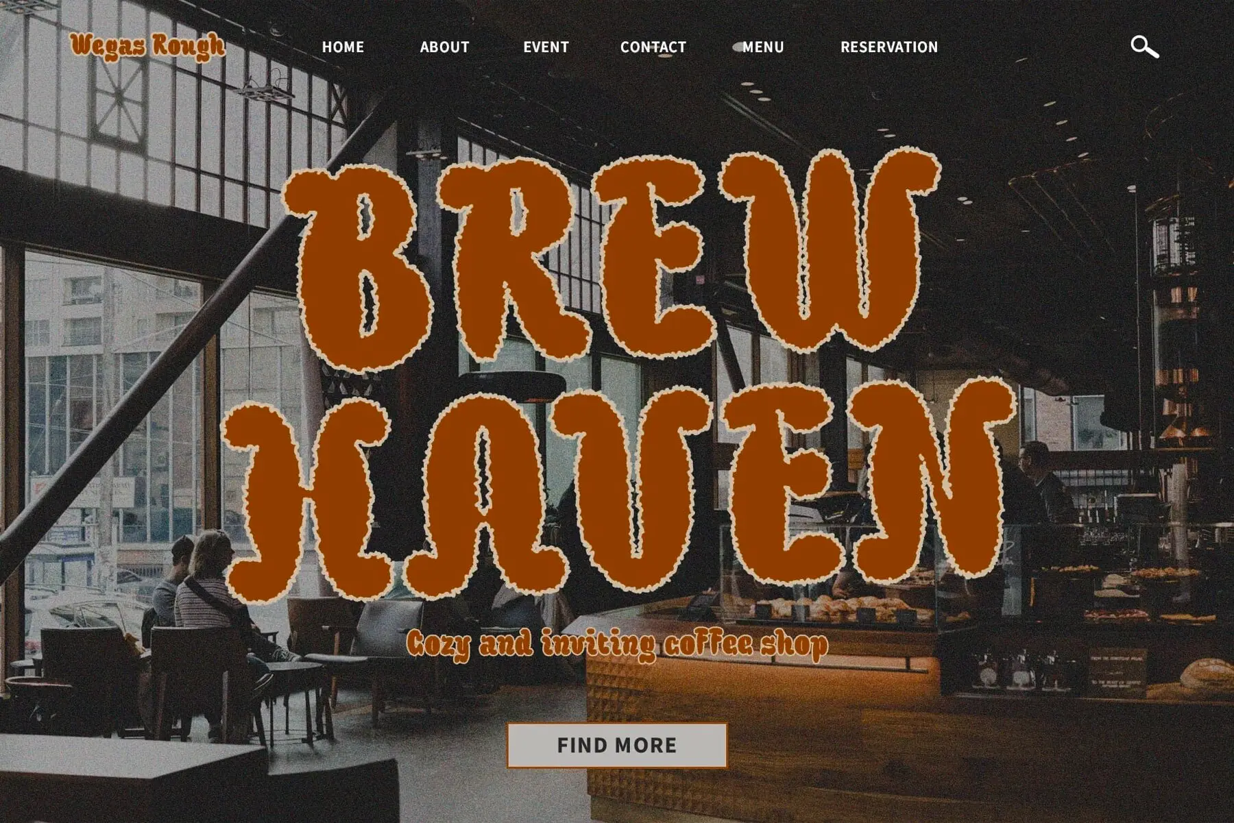 Wegas Rough Font - FontPath