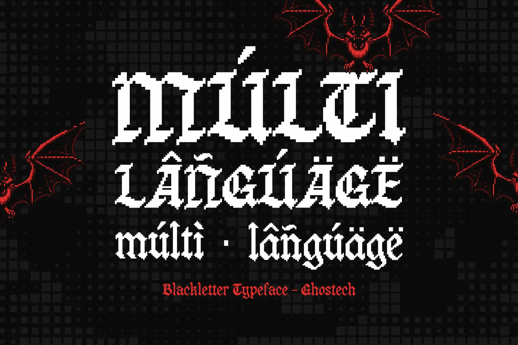 Ghostech Font - YouWorkForThem