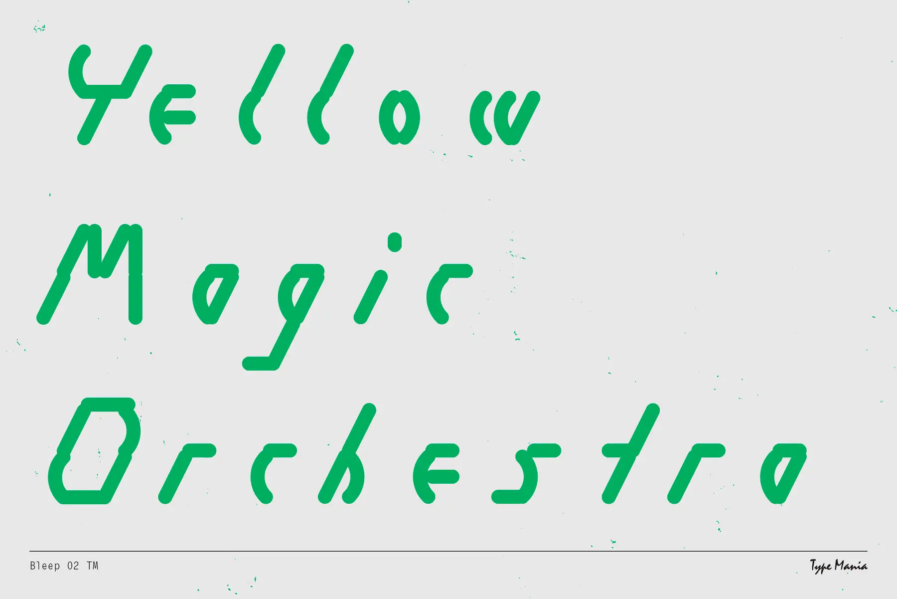 Bleep 02 TM Font - YouWorkForThem