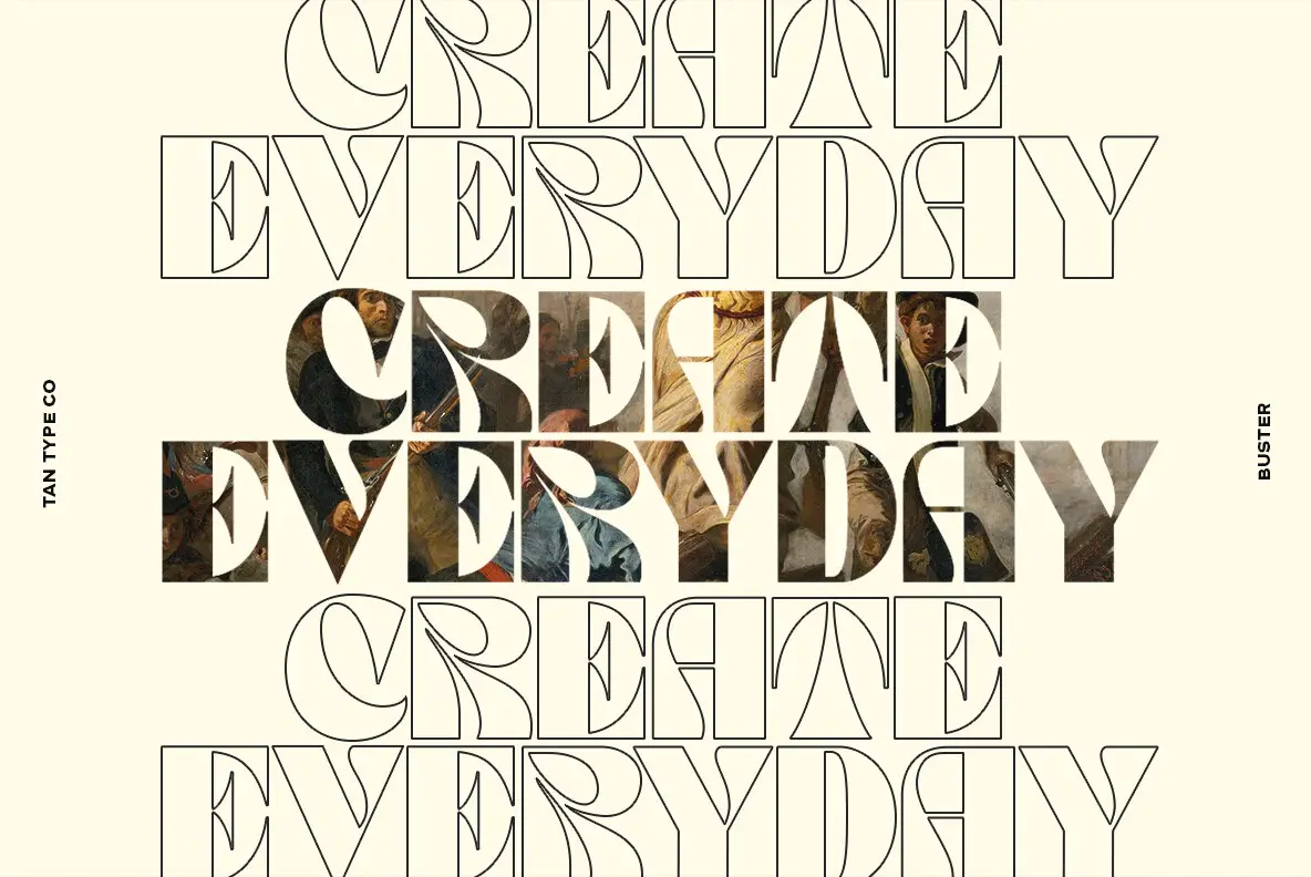 Tan Buster Font - FontPath