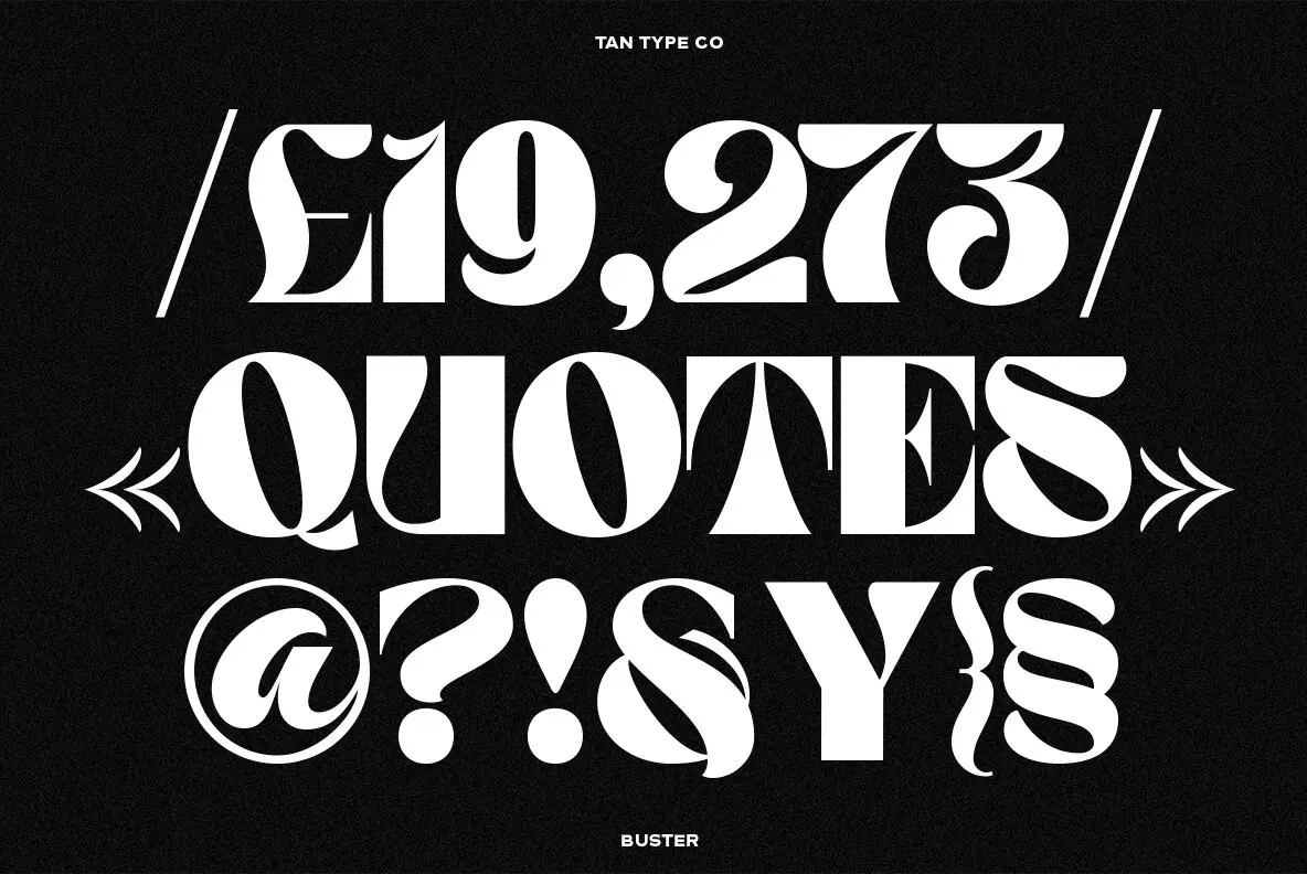 Tan Buster Font - FontPath