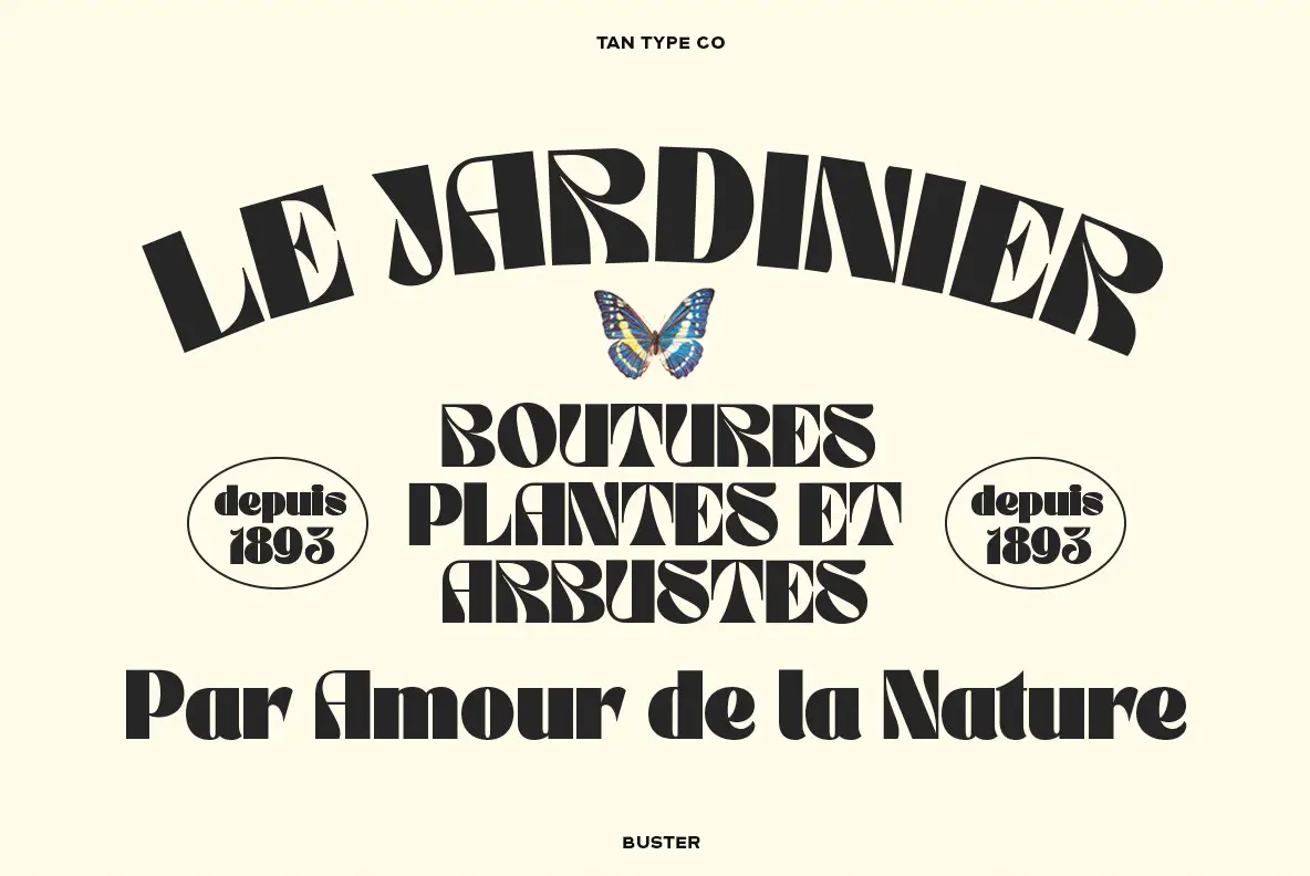 Tan Buster Font - FontPath