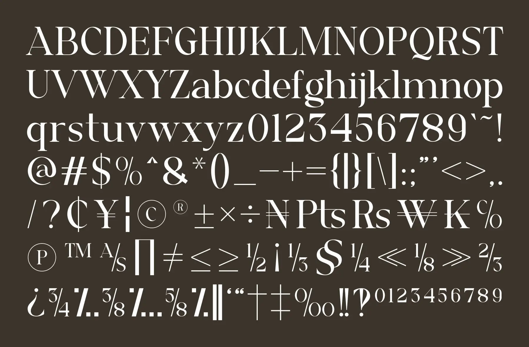 Mustac Font - YouWorkForThem