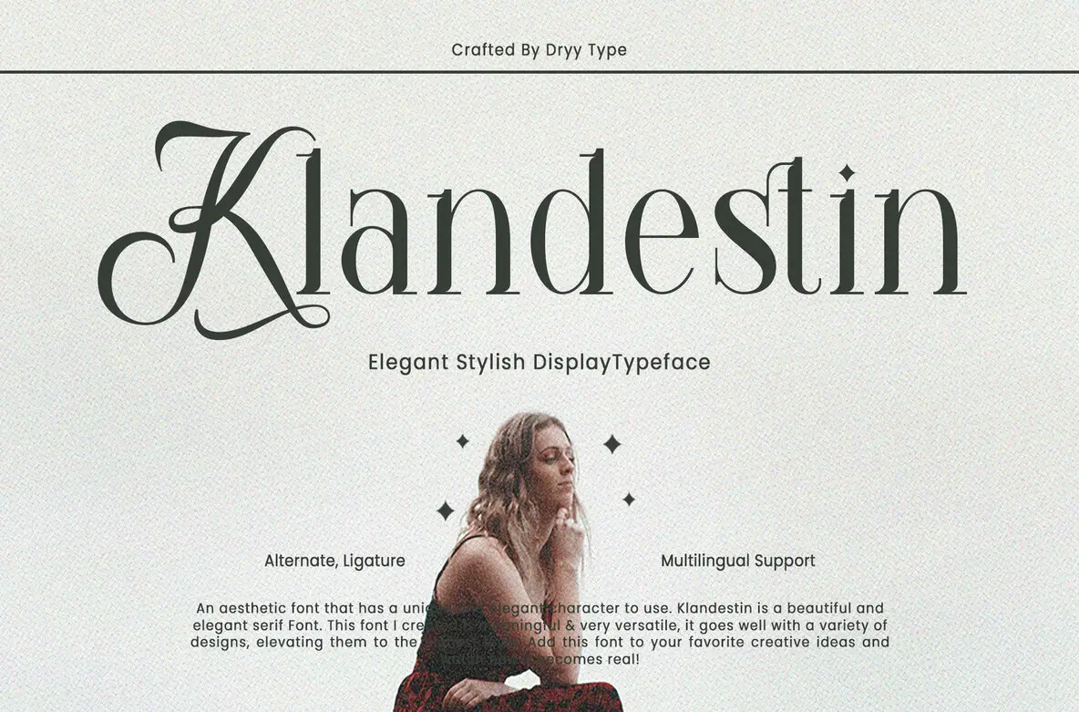 Klandestin Font - YouWorkForThem
