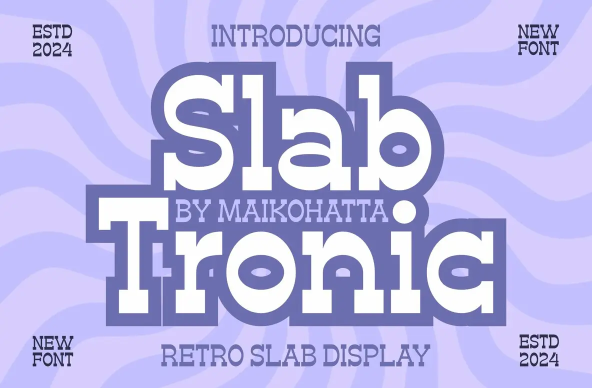Slab Tronic Font - YouWorkForThem