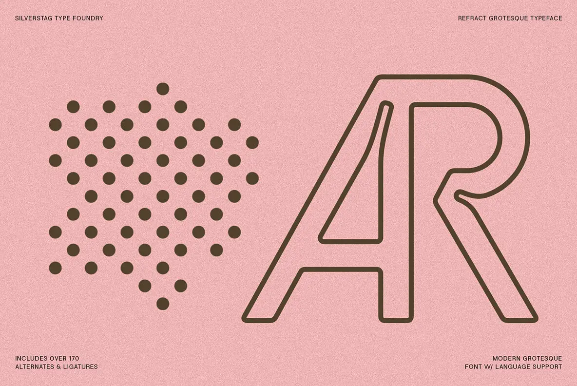 Refract Typeface Font - YouWorkForThem