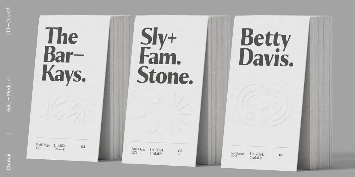 Chakai Font - YouWorkForThem