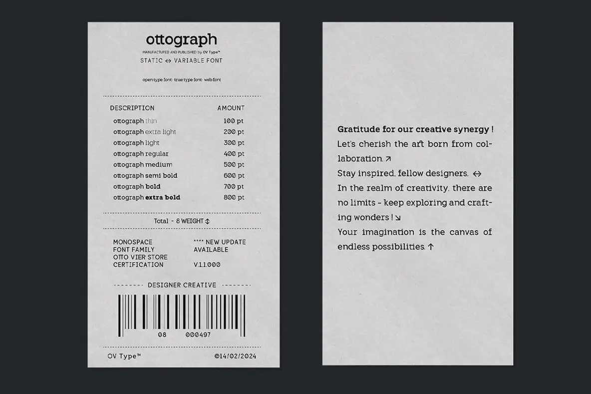 OV Ottograph Font - YouWorkForThem