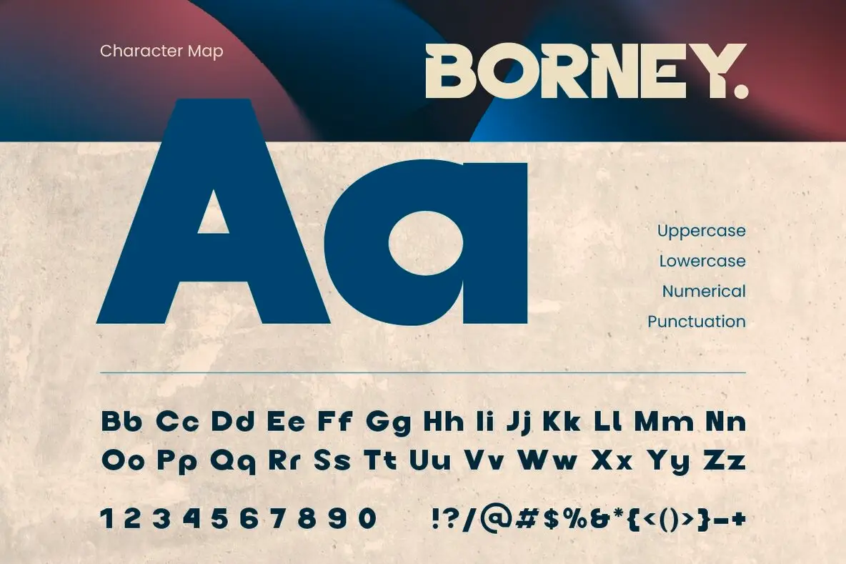 Borney Font - YouWorkForThem