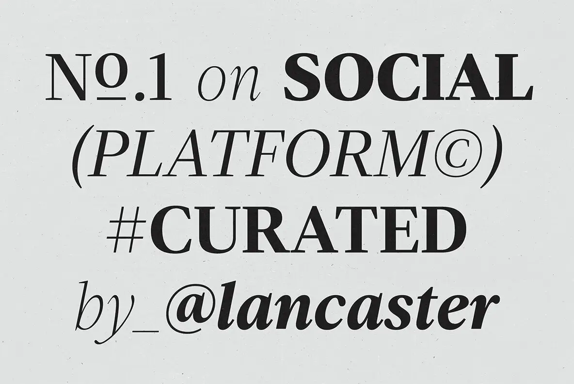 YWFT Lancaster Font - YouWorkForThem