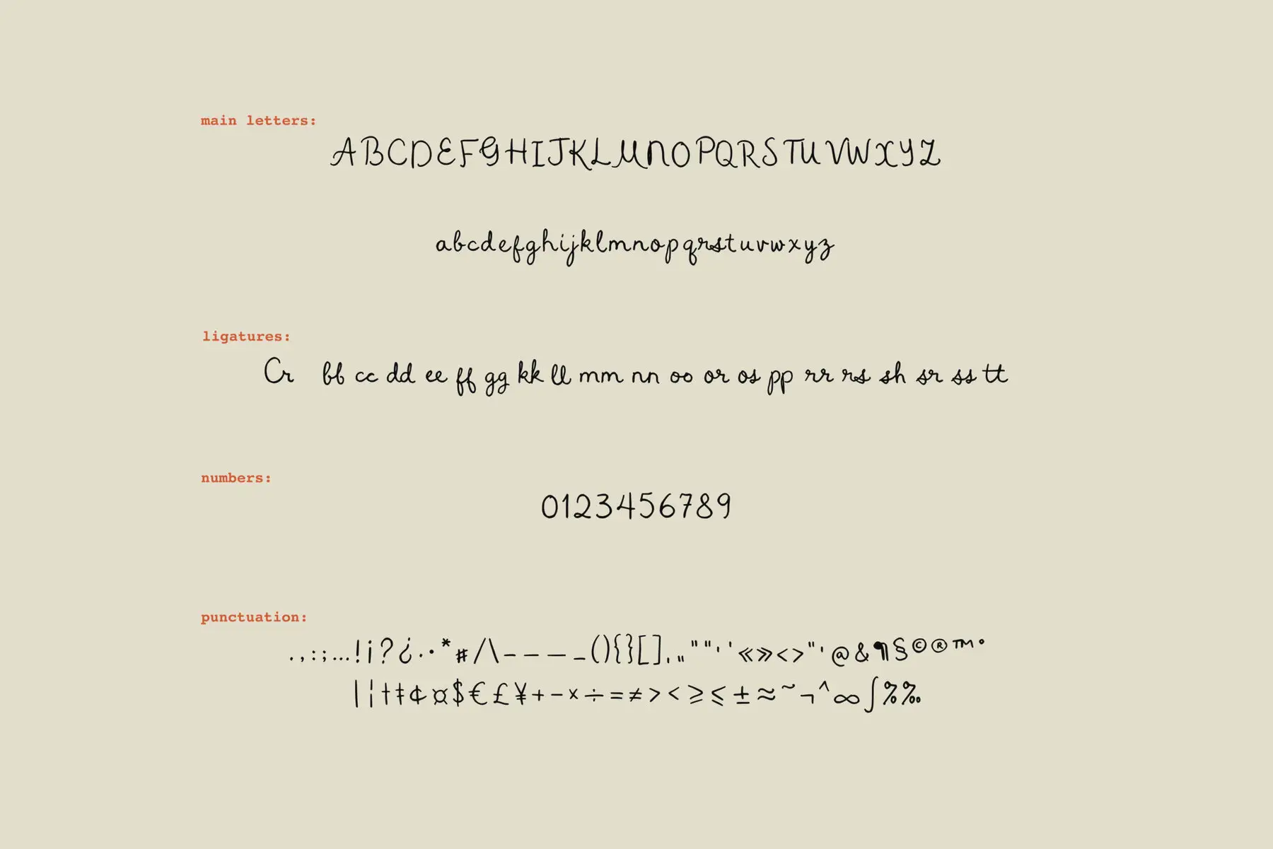 Almond Biscotti Font - YouWorkForThem