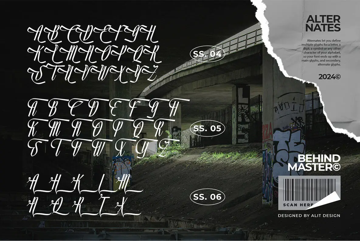 Behind Master Font - FontPath