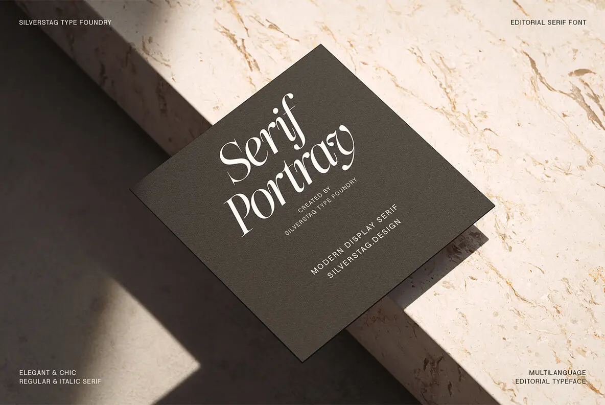 The Portray Font - YouWorkForThem