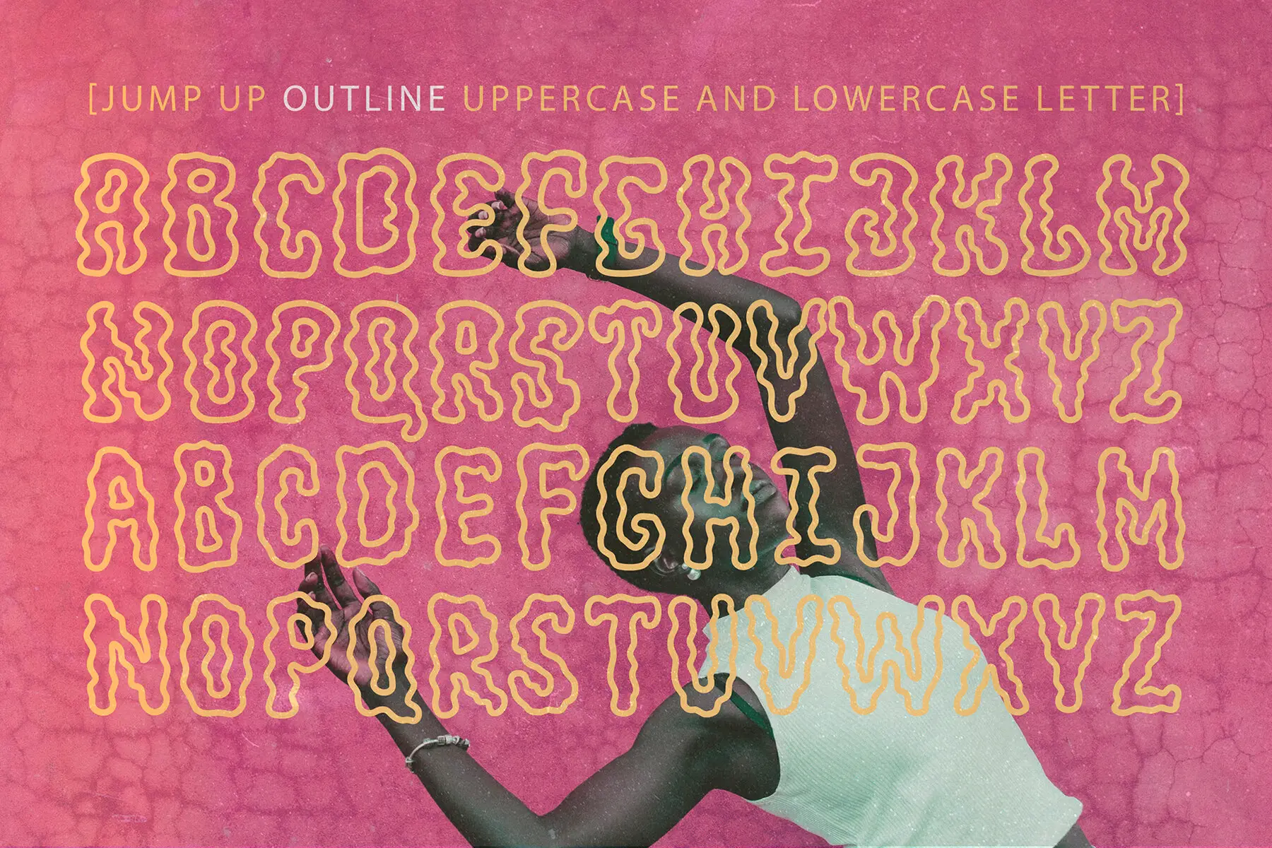 Jump Up Font - YouWorkForThem