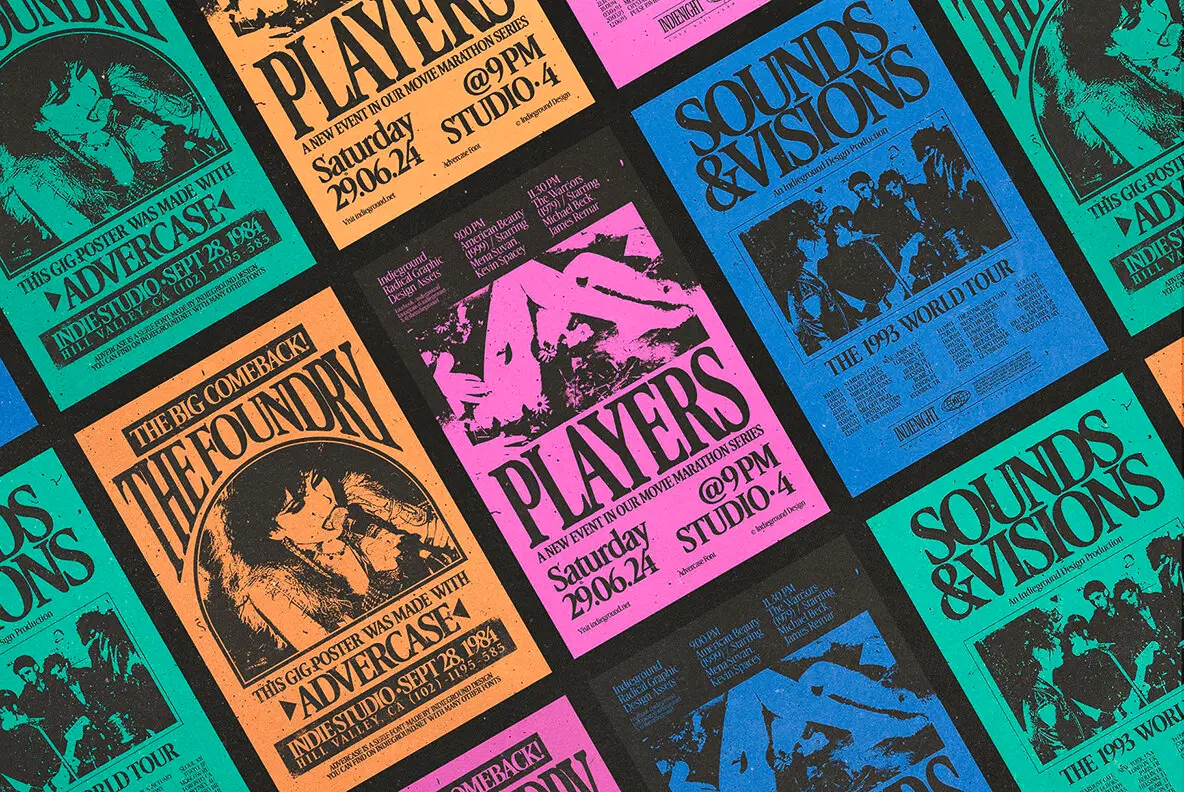 Advercase Font - FontPath