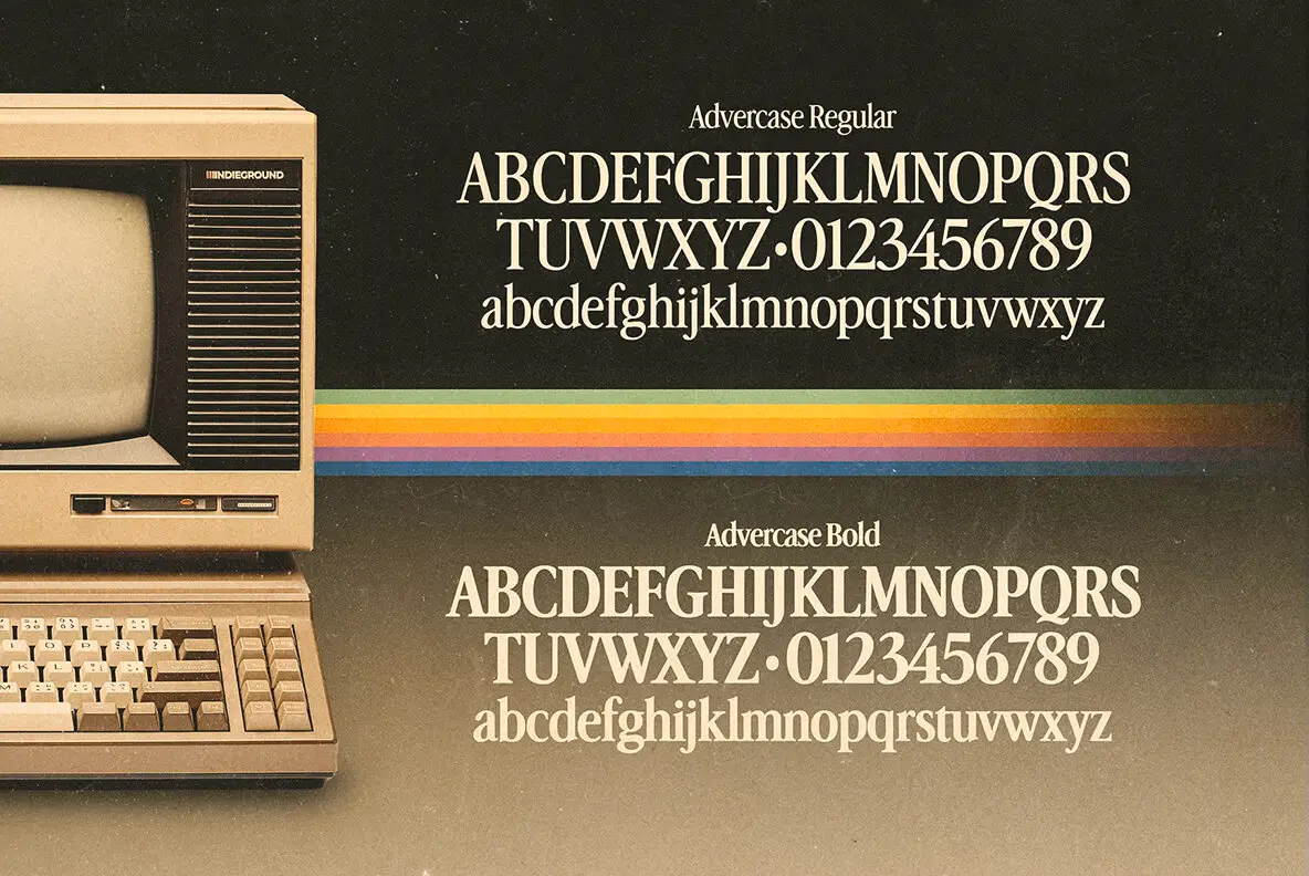 Advercase Font - FontPath