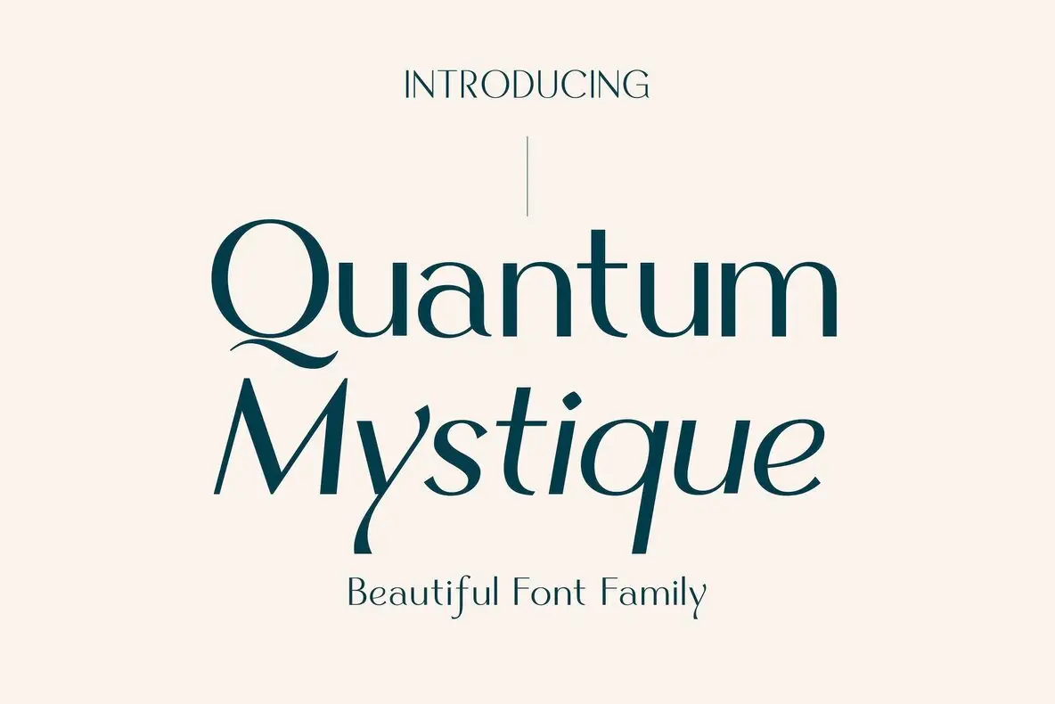 Quantum Mystique Font - YouWorkForThem