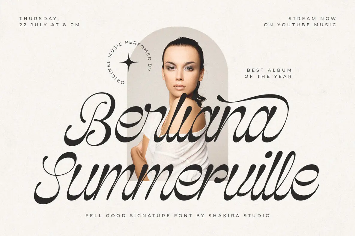 Fell Good Signature Font - YouWorkForThem