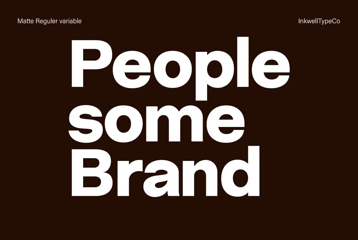 Matte Font - YouWorkForThem
