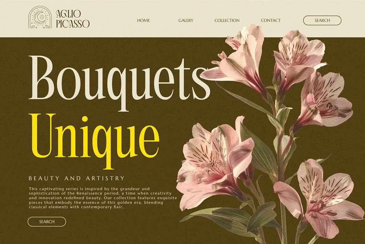 Aglio Picasso Font - YouWorkForThem