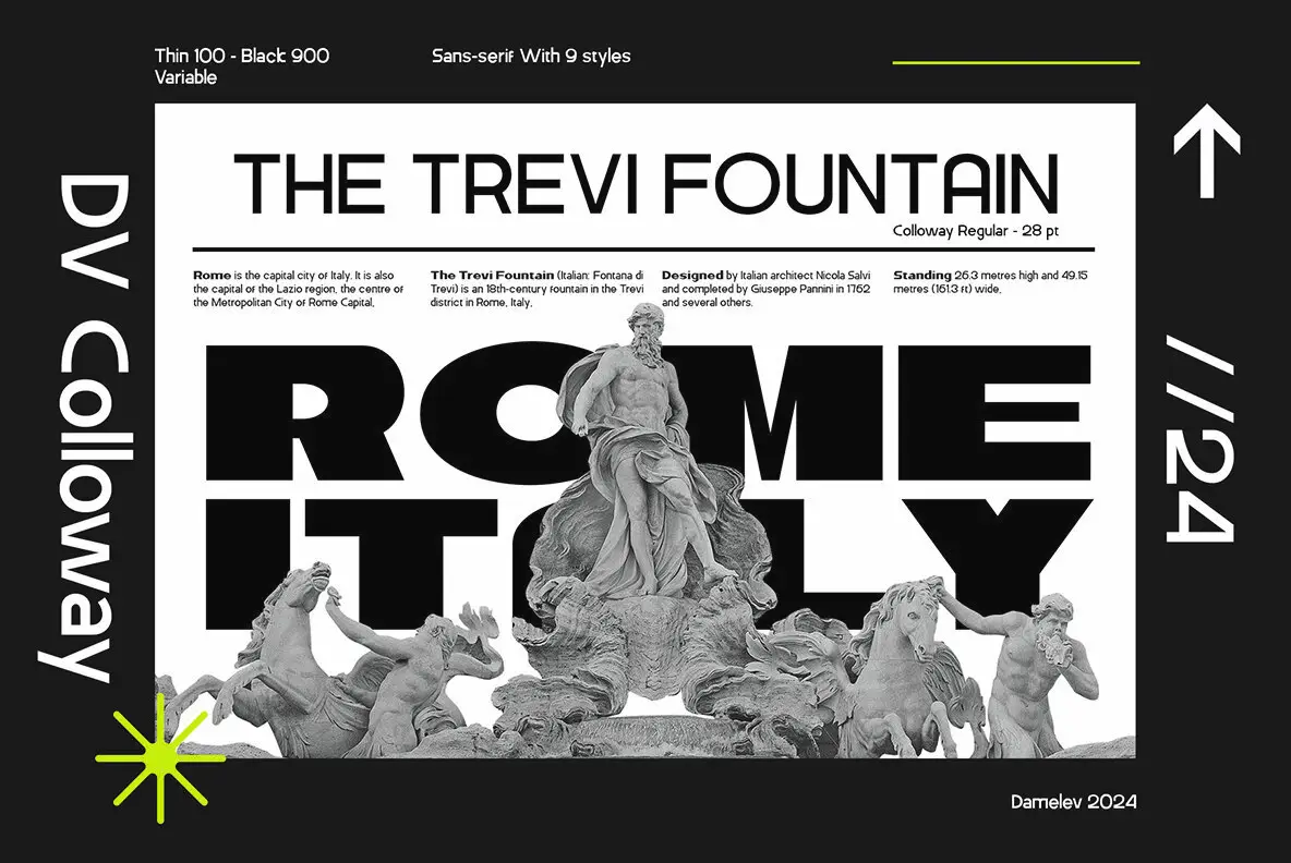 DV Colloway Font - YouWorkForThem