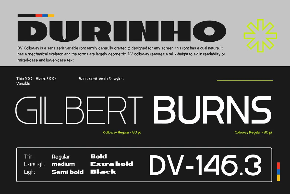 DV Colloway Font - YouWorkForThem