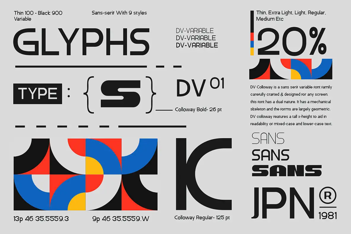 DV Colloway Font - YouWorkForThem