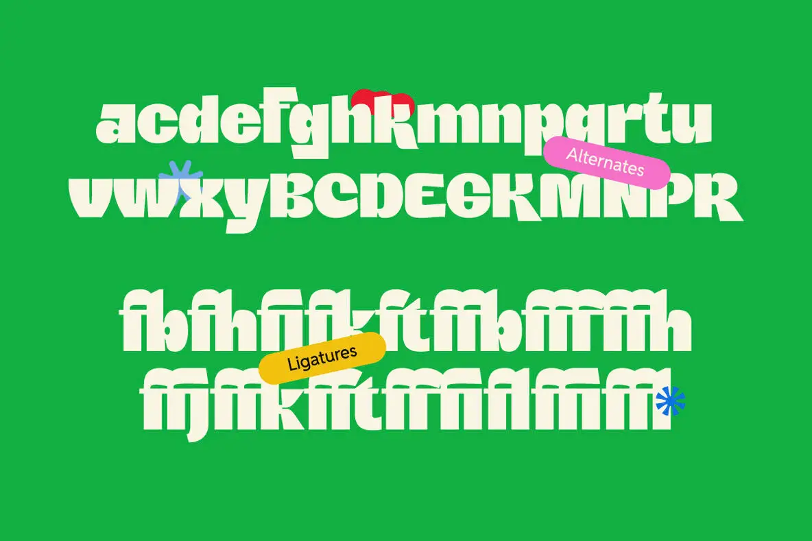 Woobly Font - YouWorkForThem