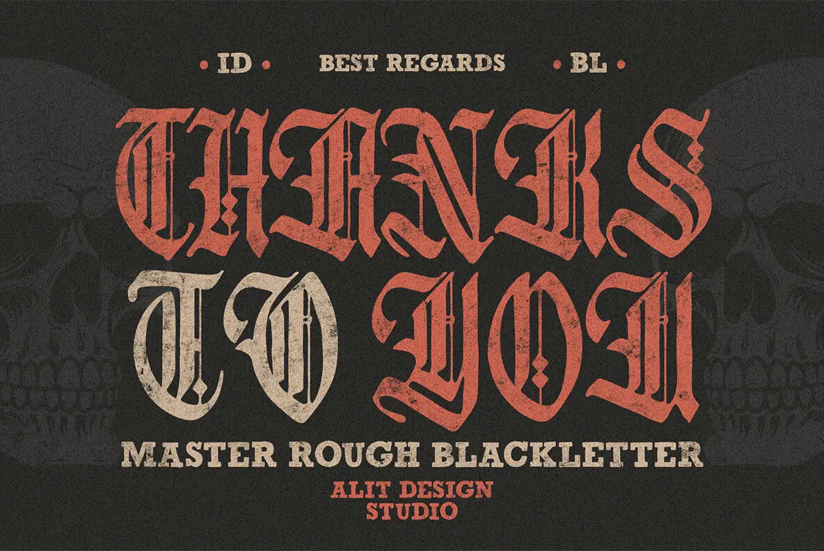 Master Rough Font - YouWorkForThem