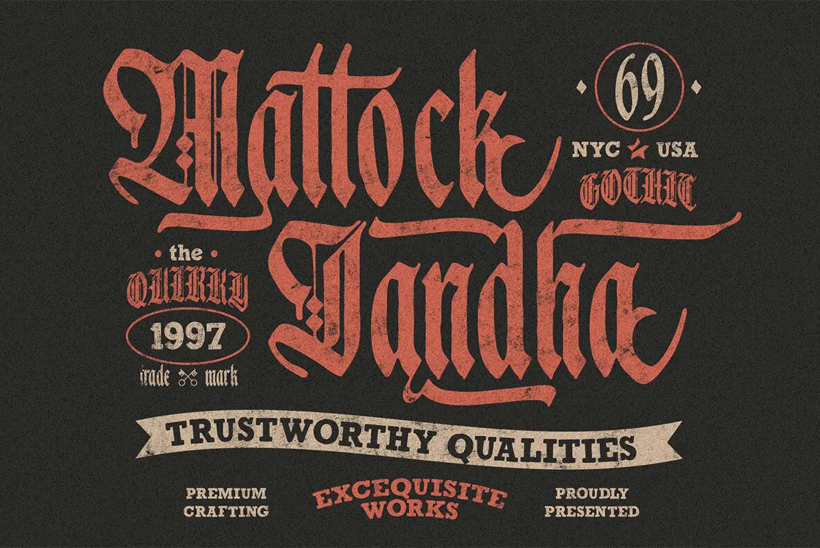 Master Rough Font - YouWorkForThem