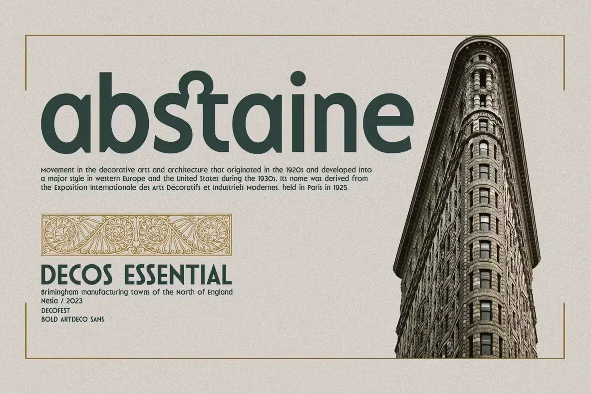 Decofast Font - YouWorkForThem