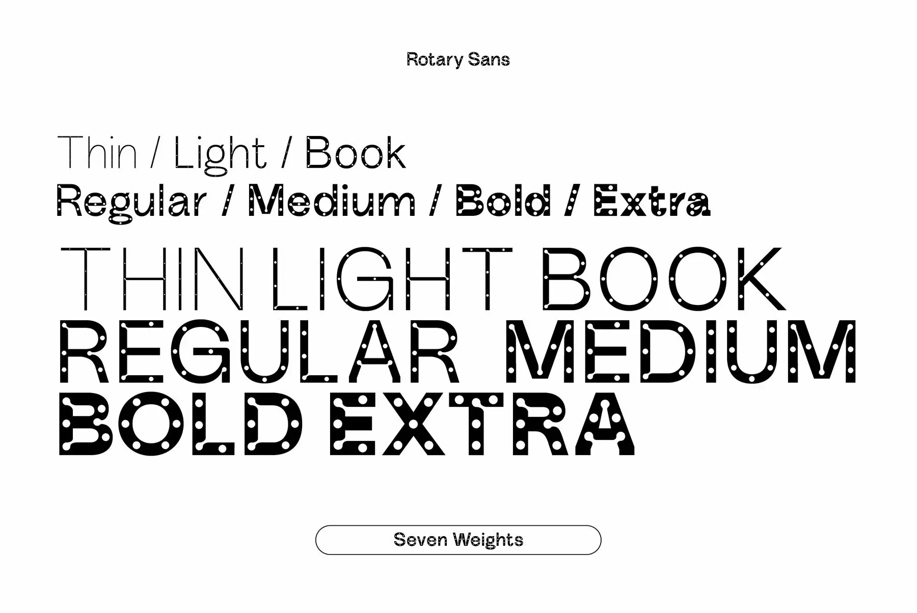 Rotary Sans Font - YouWorkForThem