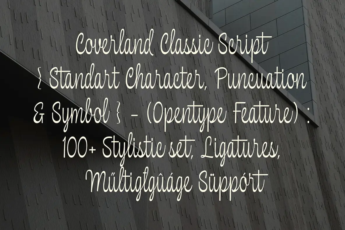 ED Coverland Font - YouWorkForThem