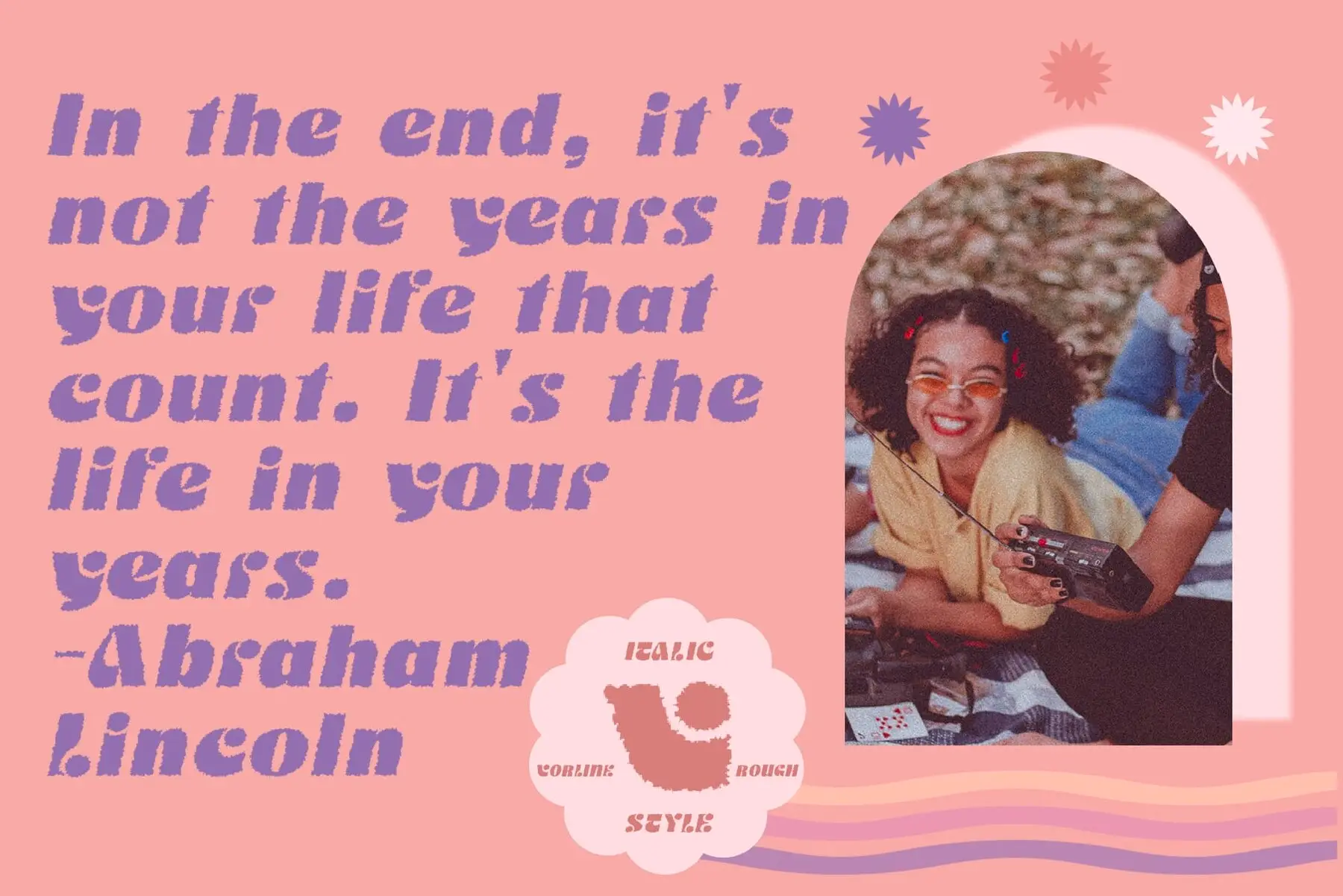 Vorline Rough Font - FontPath