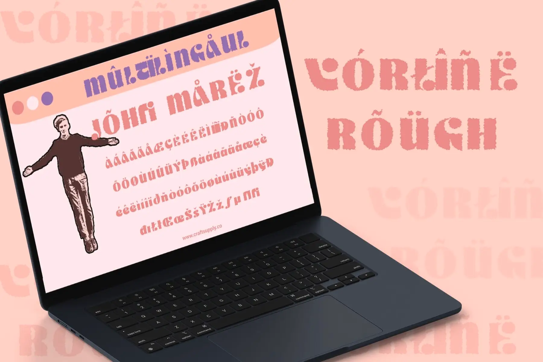 Vorline Rough Font - YouWorkForThem