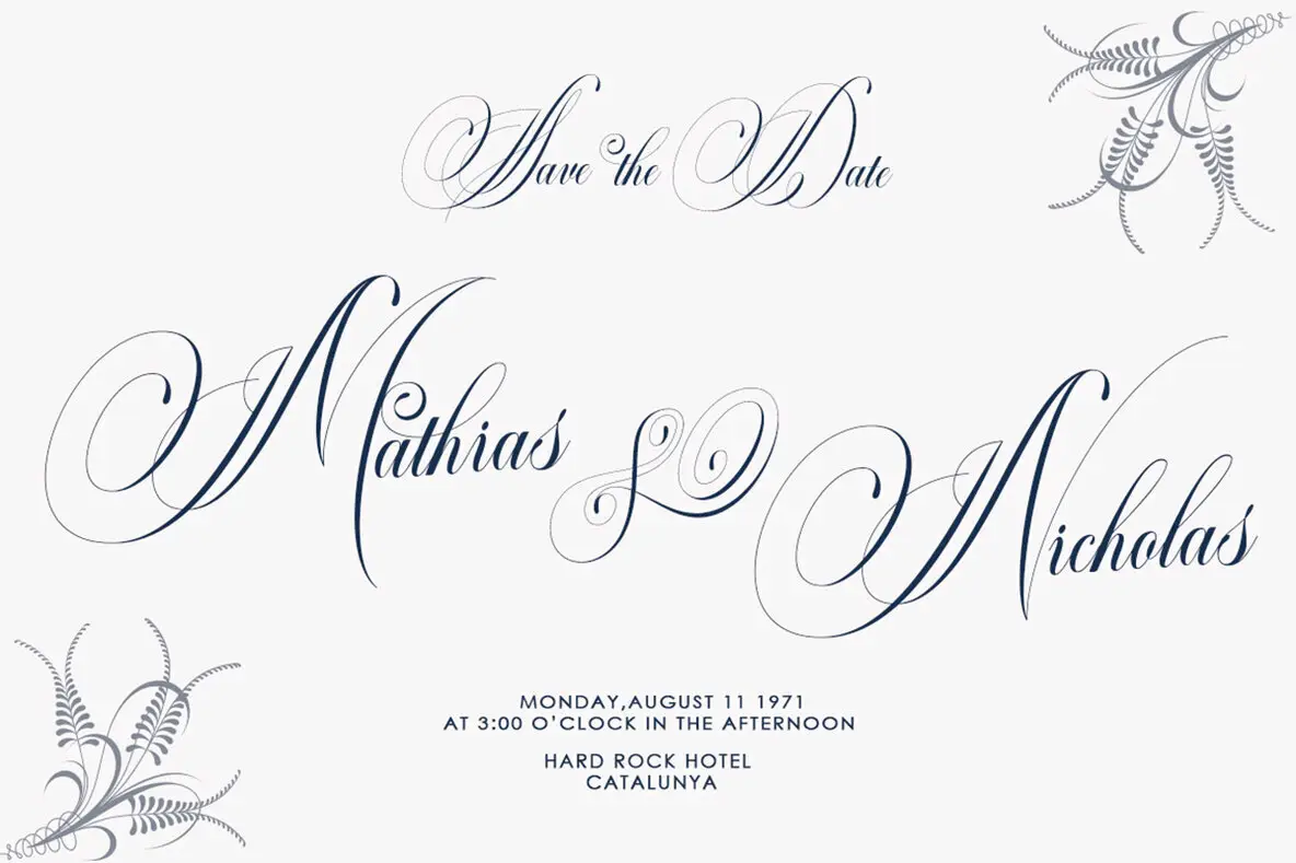 Classical Calligraphy Font - YouWorkForThem