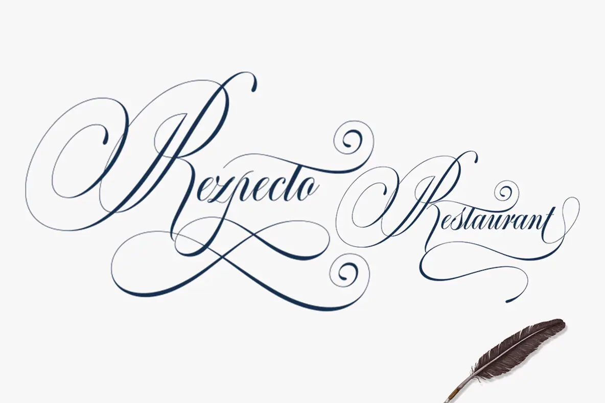 Classical Calligraphy Font - YouWorkForThem