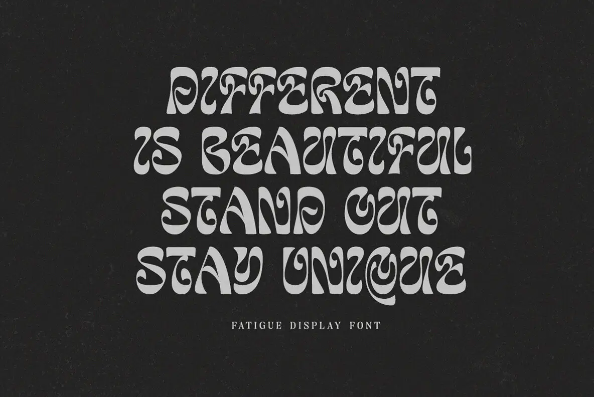 Fatigue Font - YouWorkForThem
