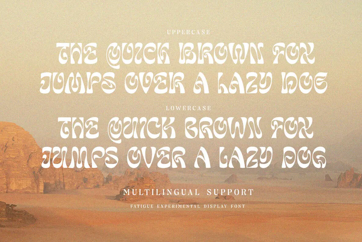 Fatigue Font - YouWorkForThem