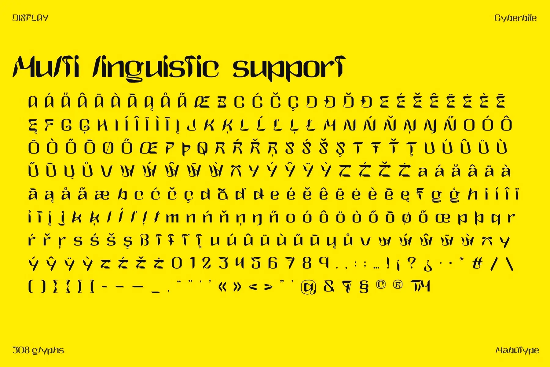 Cyberbite Font - YouWorkForThem